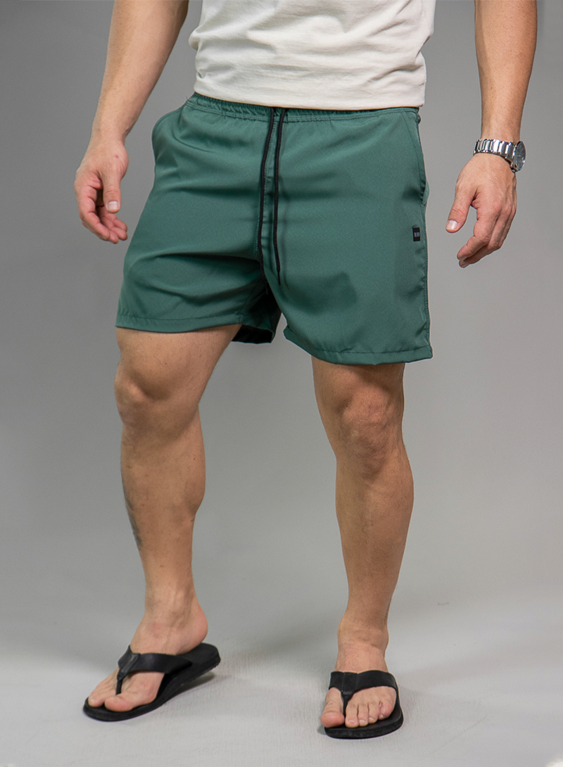 Bermuda Short Tactel Masculino Verde Blühen