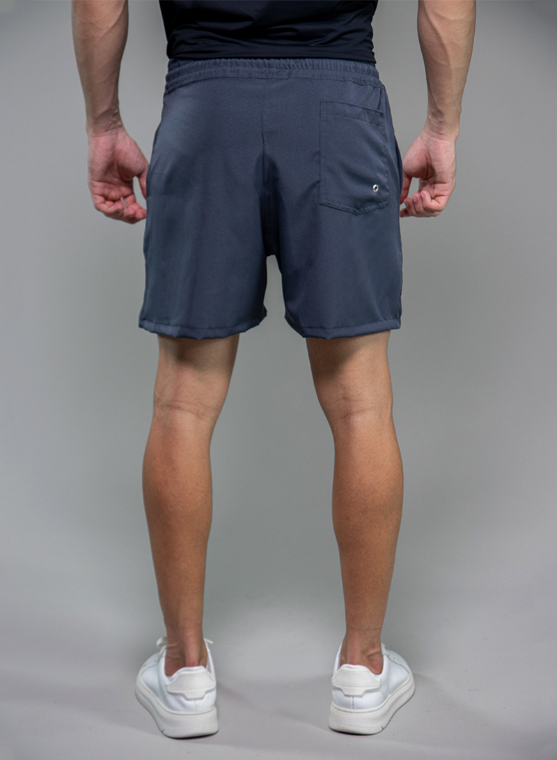 Bermuda Short Tactel Masculino Chumbo Authentic Blühen